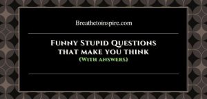 30 Stupid Questions That Make You Think With Answers (Funny & Dumb ...