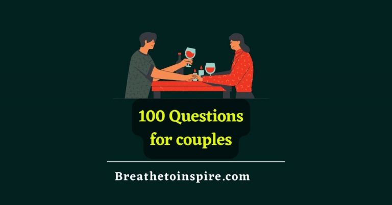 100 Questions For Couples (Funny, Intimate And Thought Provoking ...