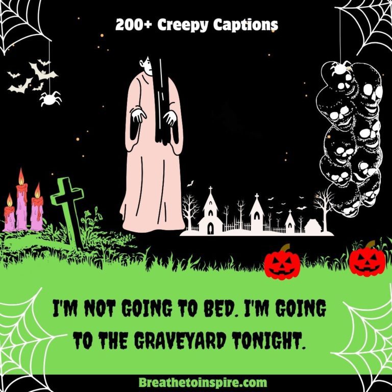200 Creepy Captions For Instagram | Zombie | Haunted | Scary (Halloween ...