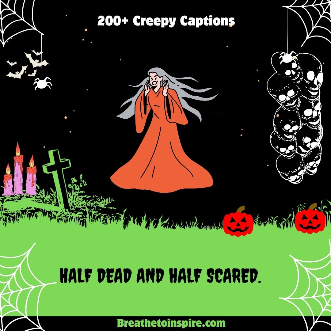 200 Creepy Captions For Instagram | Zombie | Haunted | Scary (Halloween ...