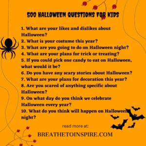 500 Halloween Questions To Ask For Fun Conversation - 2023 (Icebreakers ...