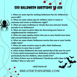 500 Halloween Questions To Ask For Fun Conversation - 2023 (Icebreakers ...