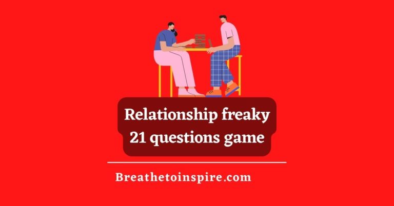 Freaky 21 Questions Game (5 SETS) Dirty Edition - Breathe To Inspire