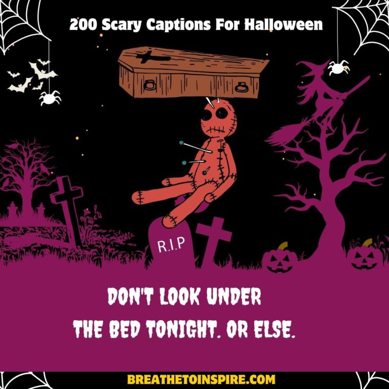 200+ Scary Captions For Instagram (Halloween 2023 Edition) - Breathe To ...