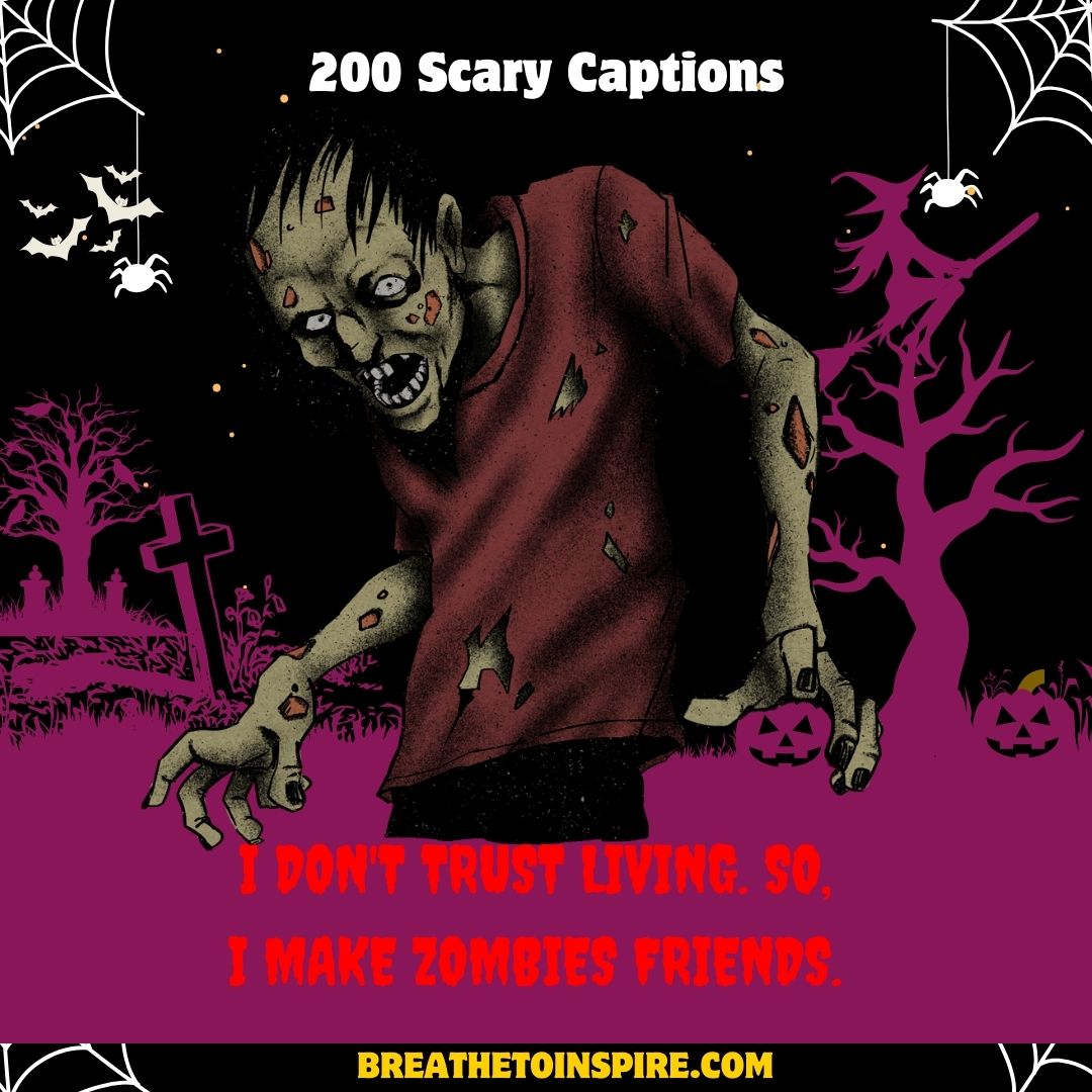 200+ Scary Captions For Instagram (Halloween 2023 Edition) - Breathe To ...