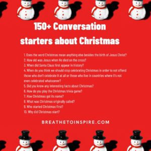 150+ Christmas Conversation Starters And Icebreaker Questions For ...