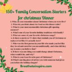 150+ Christmas Conversation Starters And Icebreaker Questions For ...
