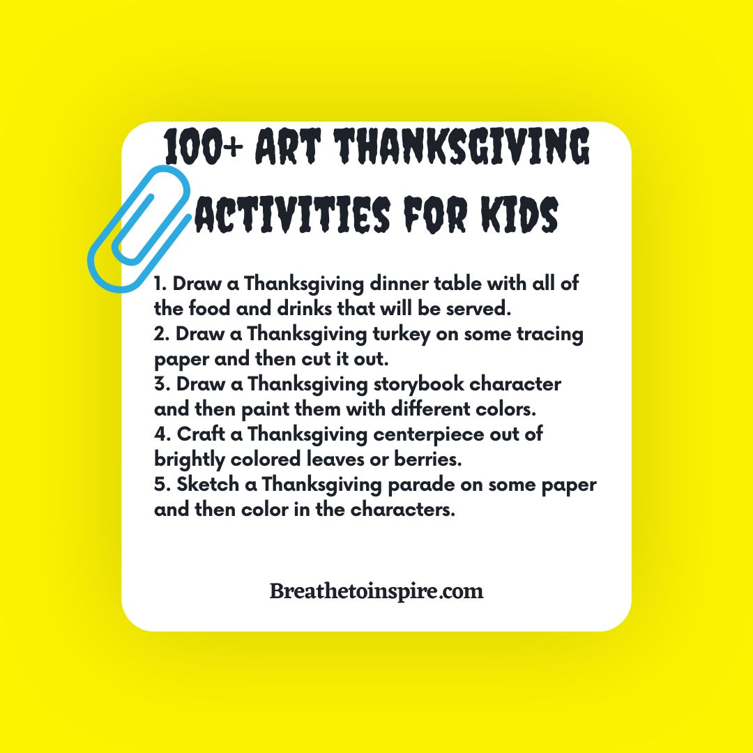 300 Thanksgiving Activities For Kids And School Students Of All Grades ...