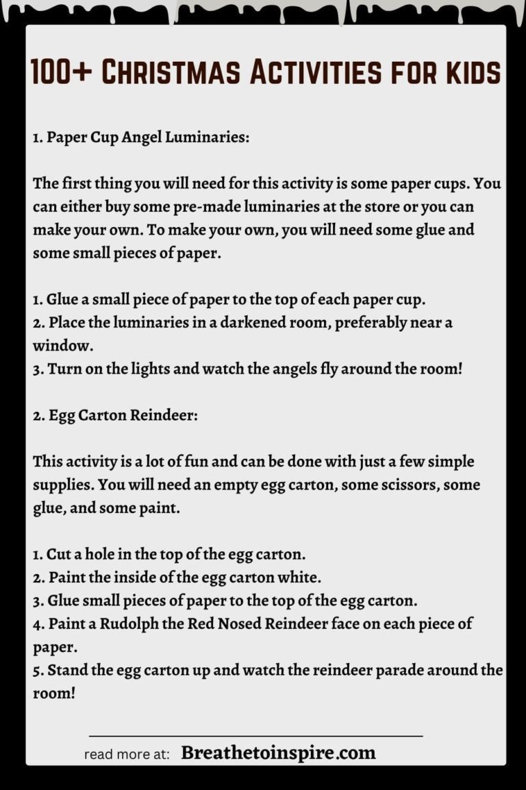 300+ Christmas Activities For All Ages That Make Your 2023 Holiday ...