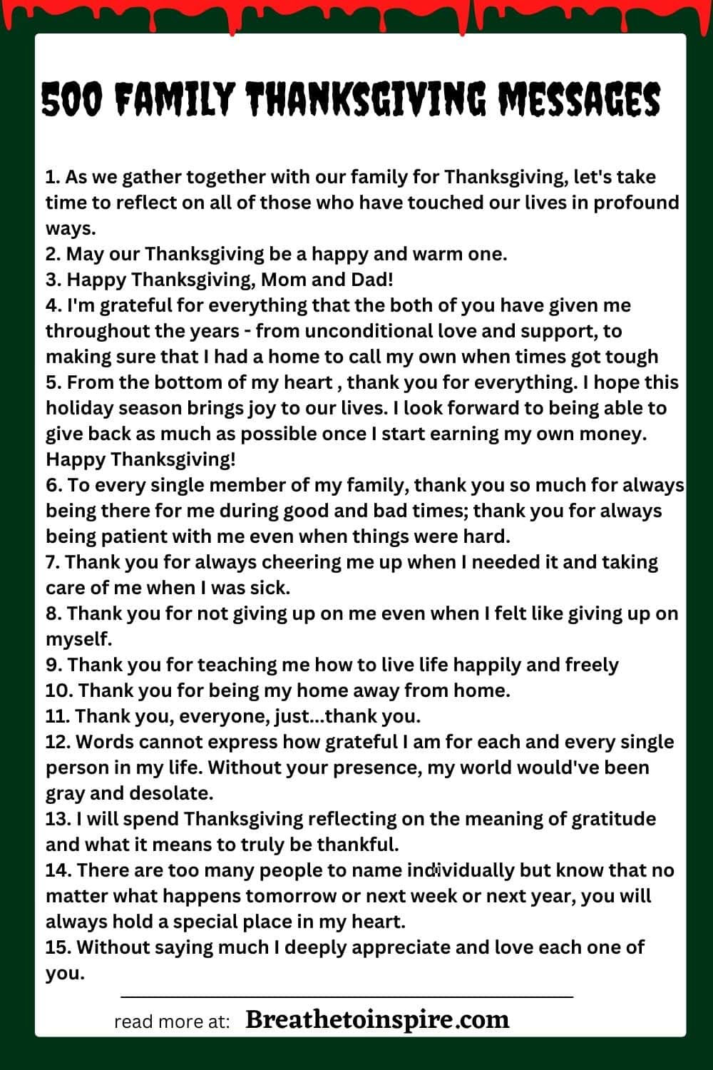 500 Thanksgiving Messages (For Friends, Family, Business, Team, Clients ...