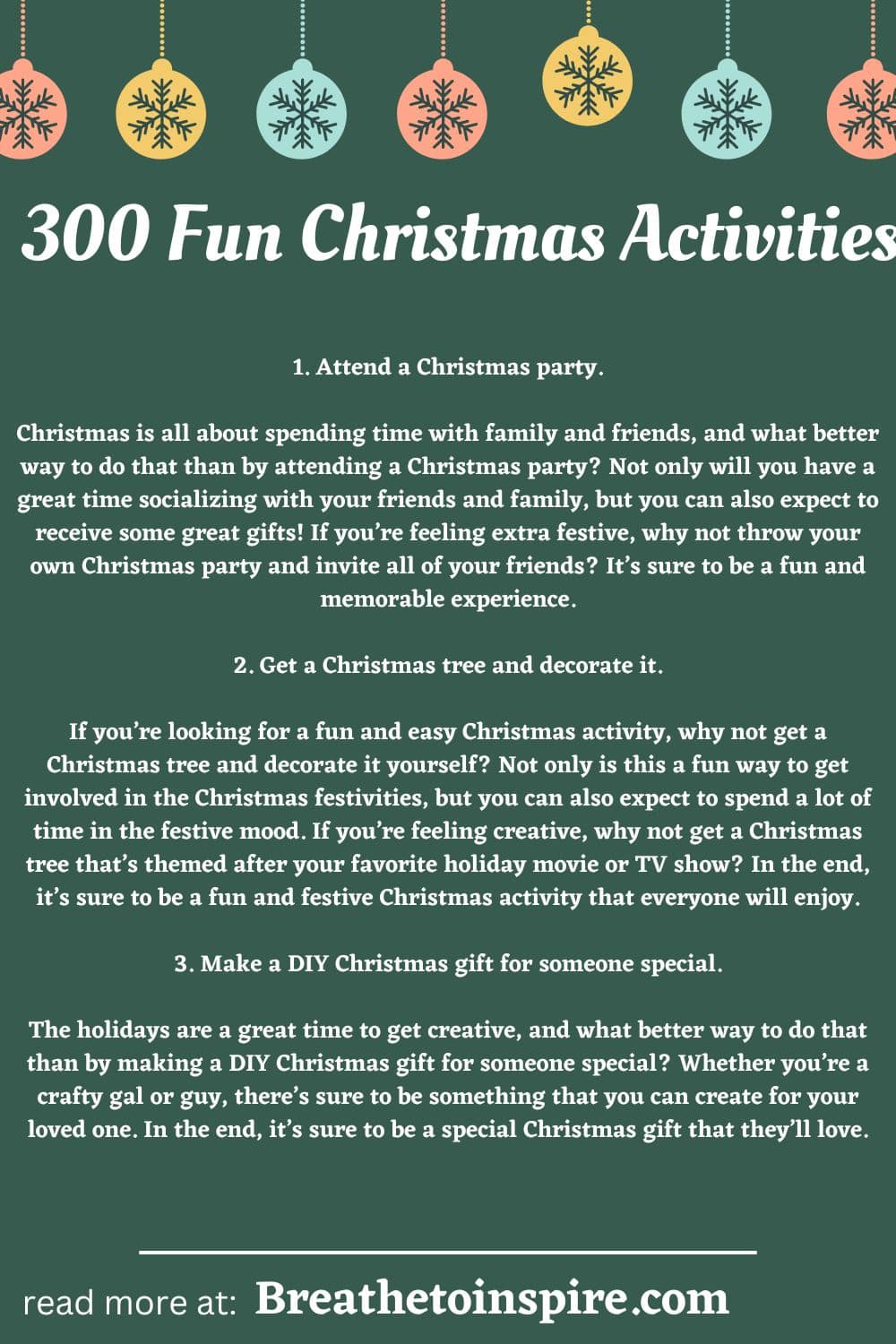 300+ Christmas Activities For All Ages That Make Your 2023 Holiday ...