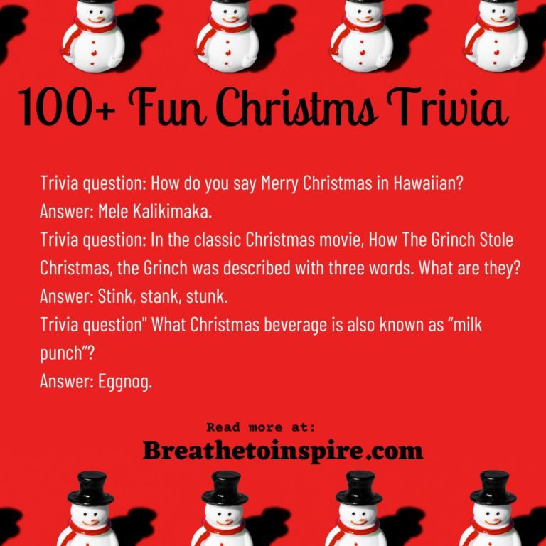 100+ Christmas Trivia Questions And Answers From Movies To Food (2023 ...