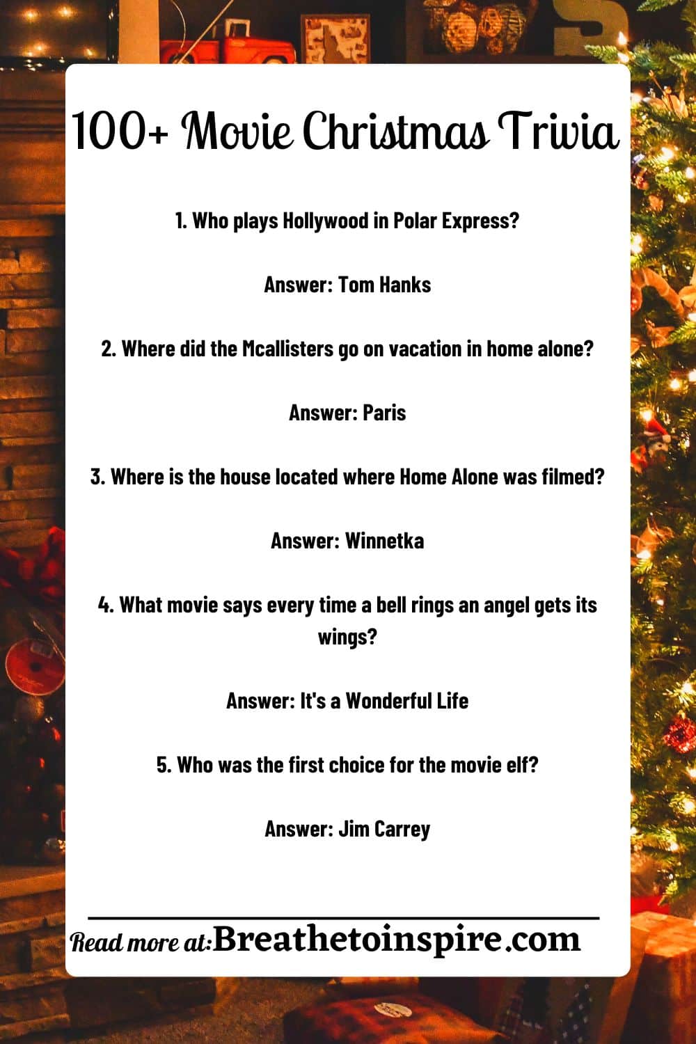 100+ Christmas Trivia Questions And Answers From Movies To Food (2023 ...