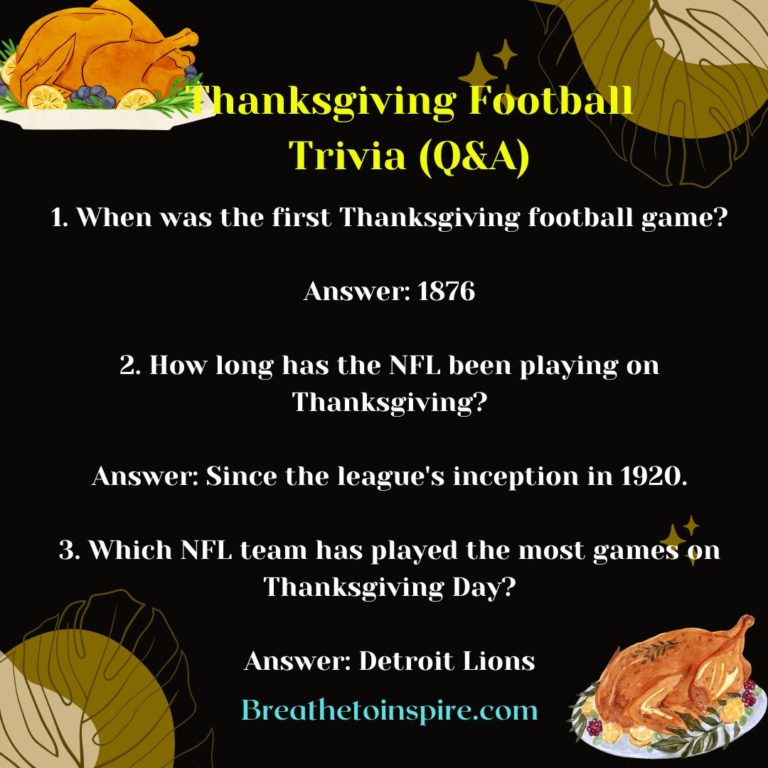 100+ Thanksgiving Trivia Questions And Answers For All Ages (ultimate ...