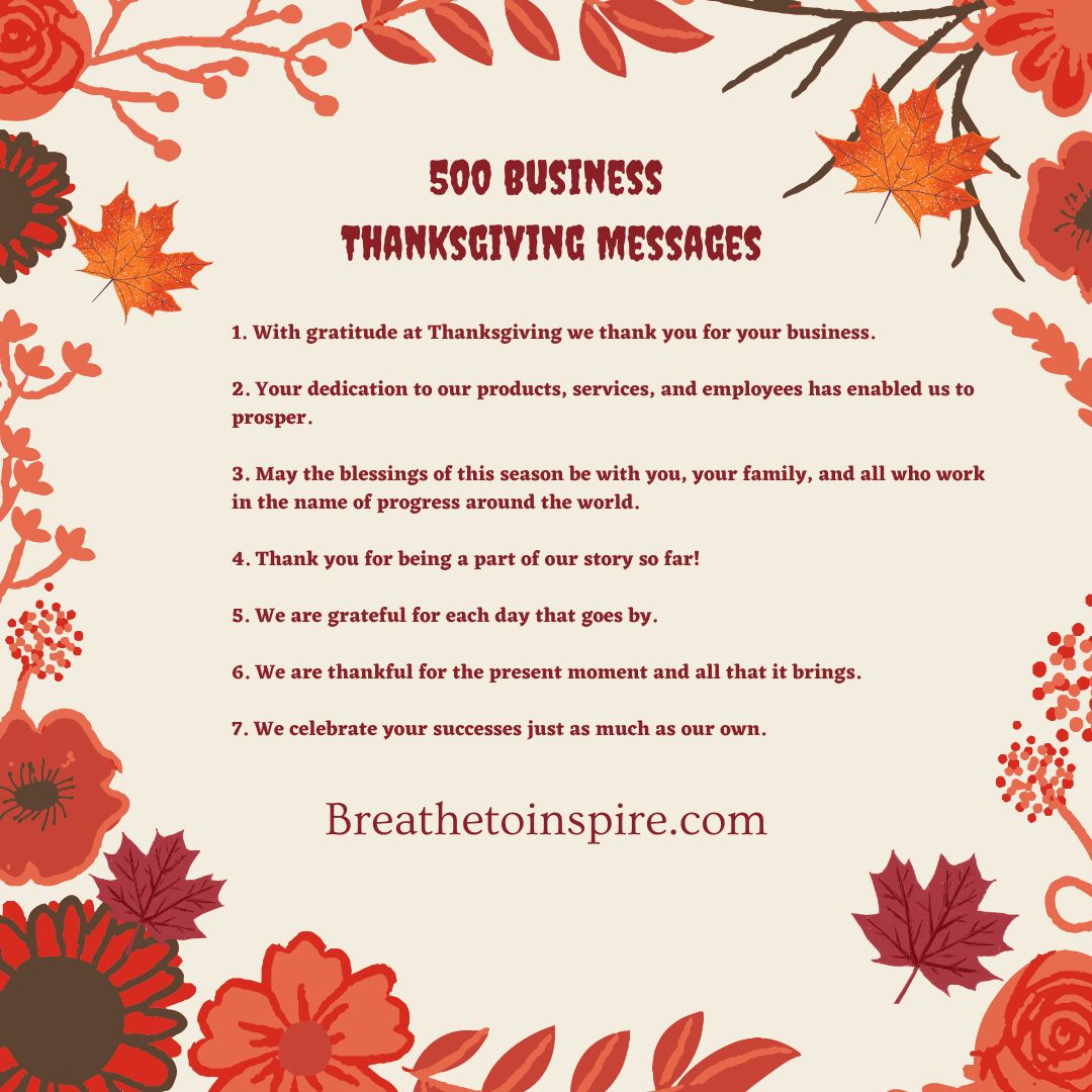 500 Thanksgiving Messages (For Friends, Family, Business, Team, Clients ...