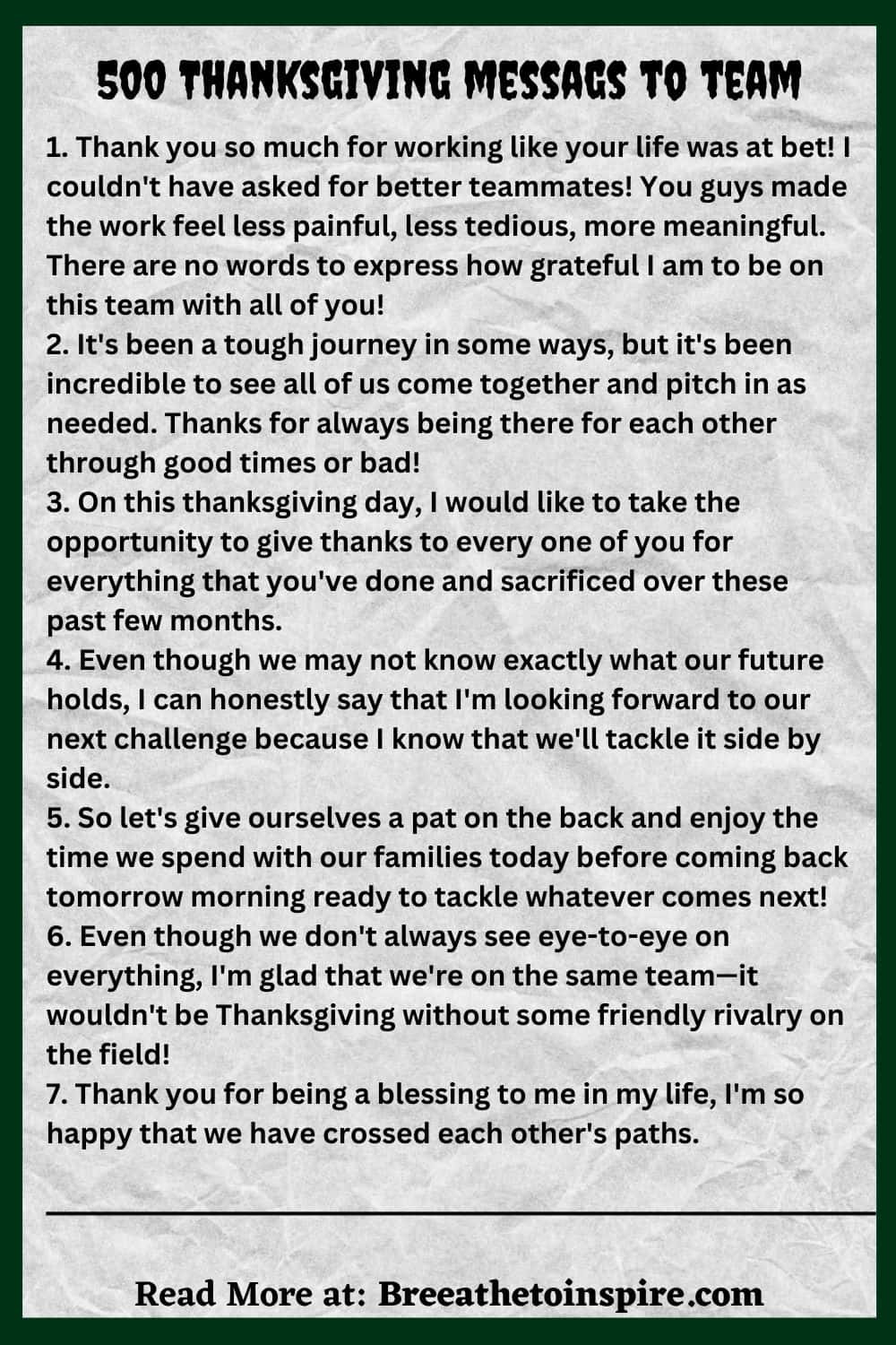 500 Thanksgiving Messages (For Friends, Family, Business, Team, Clients ...