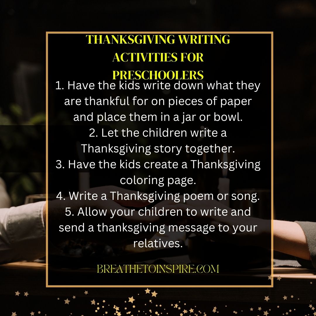 150 Thanksgiving Activities For Preschoolers (Fun, Science, Math, Art ...