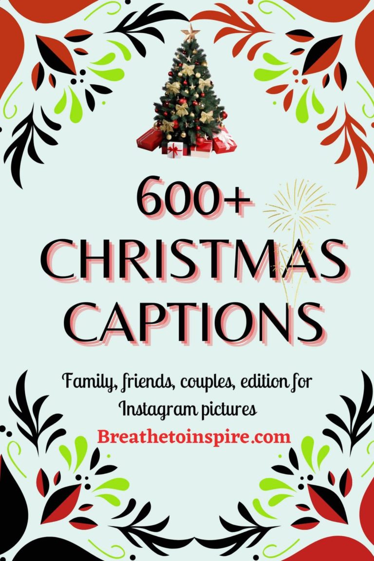 600+ Christmas Captions (Ultimate Holiday Edition - 2023) - Breathe To ...