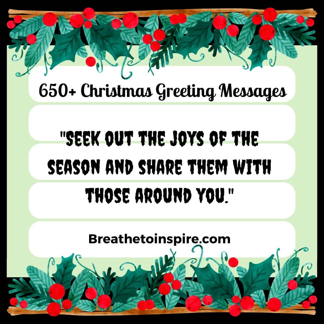 650+ Christmas Messages (Ultimate Holiday Edition For Family, Friends ...