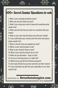 500+ Christmas Questions To Ask To Get Into The Conversation Of Fun ...