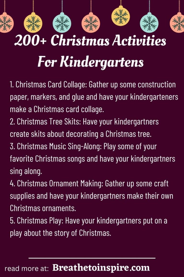 200+ Christmas Activities For Kids, Toddlers, Pre K, Kindergartens ...