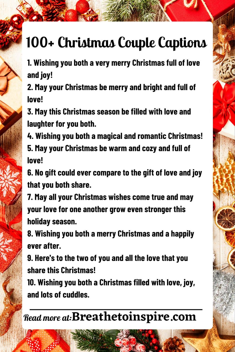 600+ Christmas Captions (Ultimate Holiday Edition - 2022) - Breathe To ...