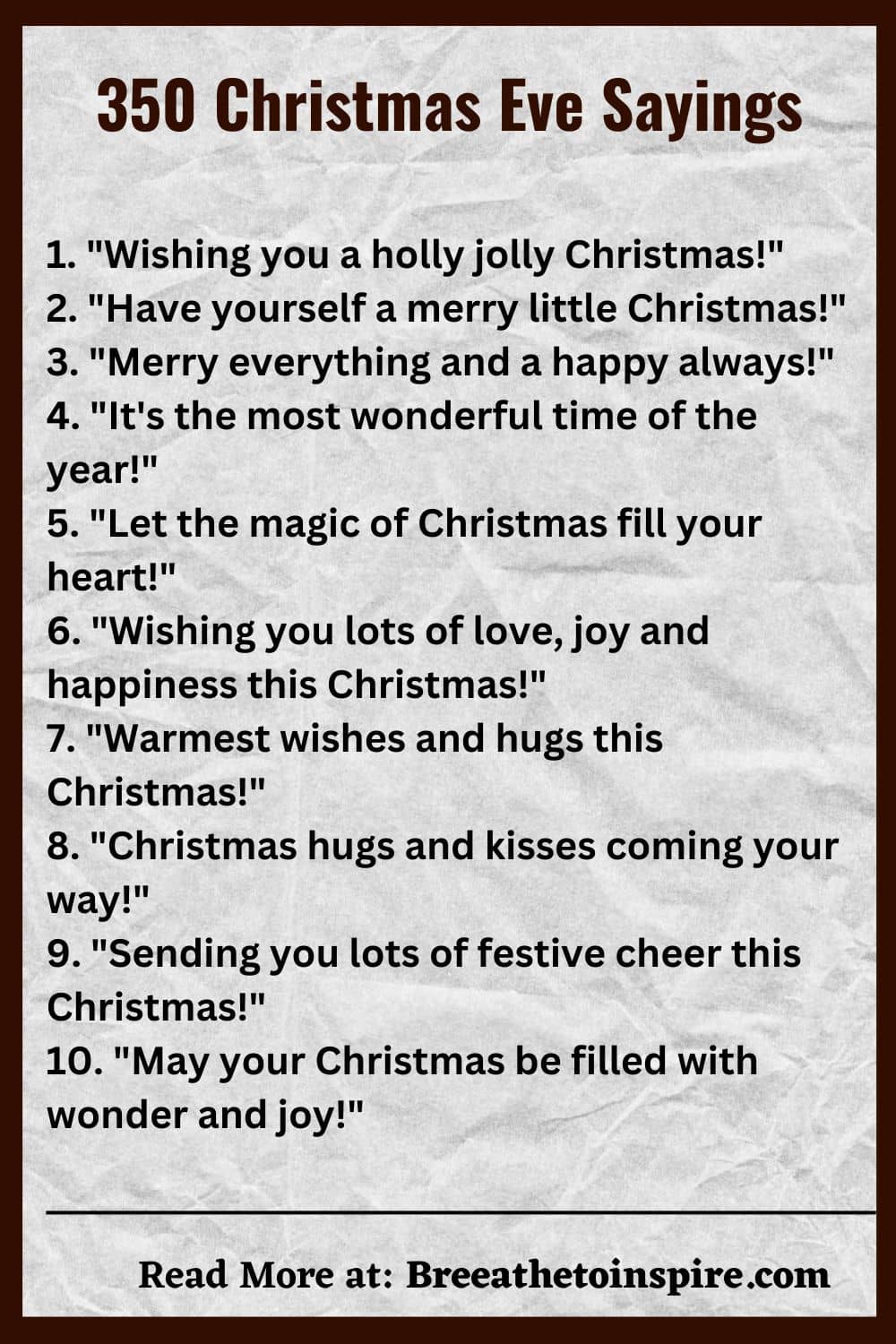 350+ Christmas Sayings For Greeting Cards, Signs, Wishes And Messages ...