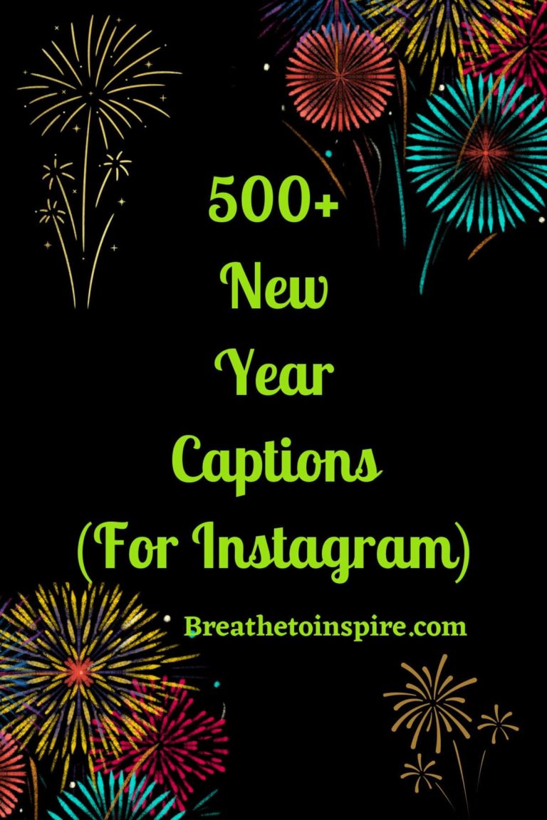 500+ New Year Captions (2024 Edition) For Instagram & Year End Photo ...