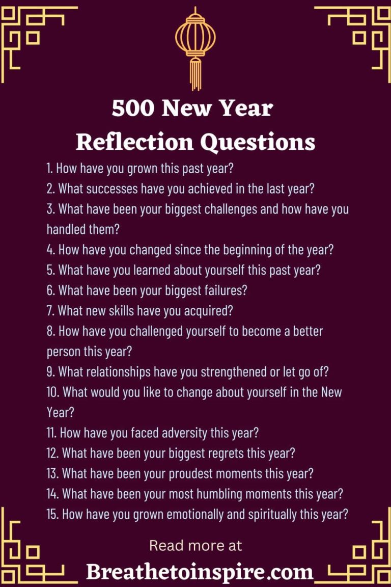 500 New Year Questions To Ask As Ice Breakers Or Conversation Starters ...