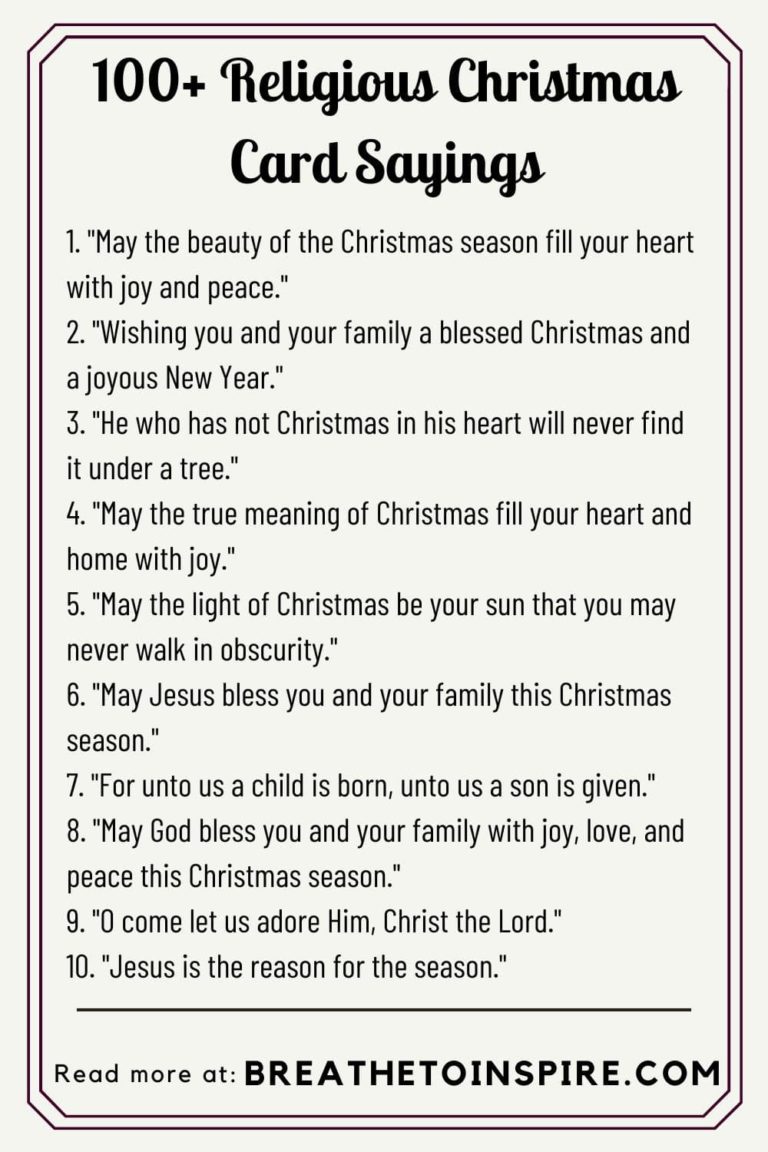 350+ Christmas Sayings For Greeting Cards, Signs, Wishes And Messages ...