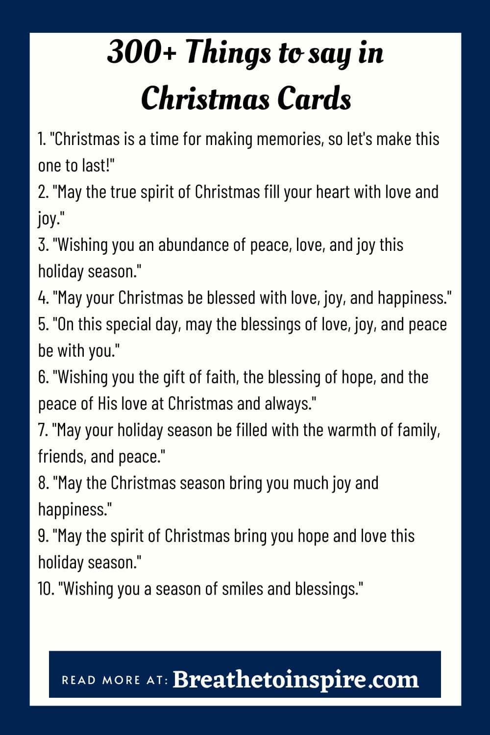 350+ Christmas Sayings For Greeting Cards, Signs, Wishes And Messages ...