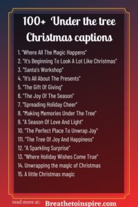 600+ Christmas Captions (Ultimate Holiday Edition - 2023) - Breathe To ...