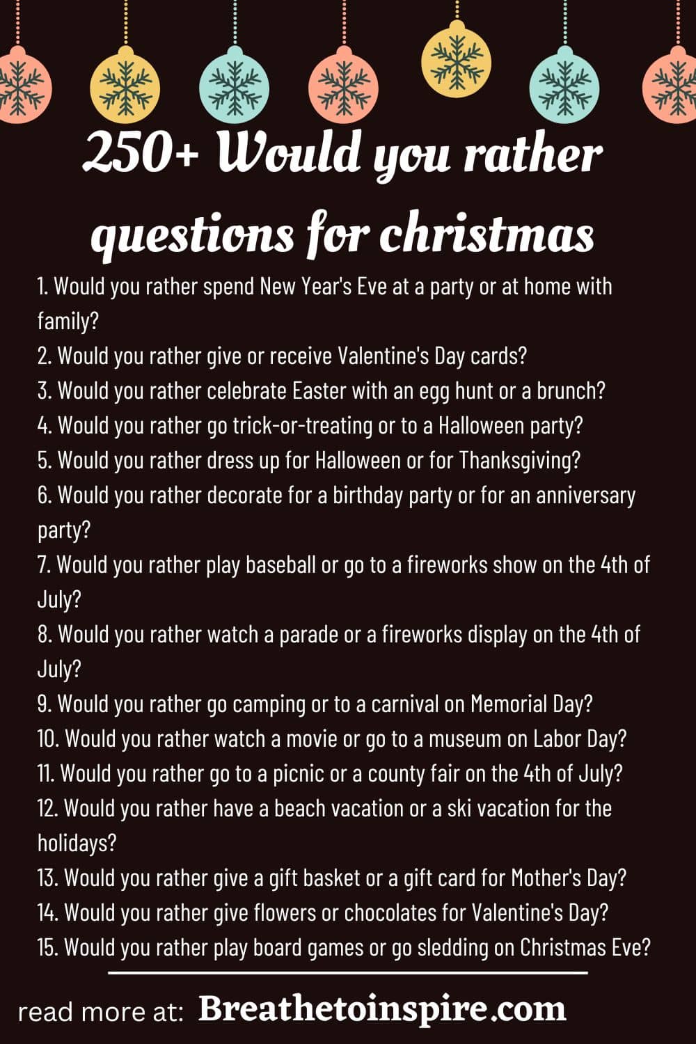 250 Would You Rather Christmas Questions game Edition For Family 250-would-you-rather-christmas-questions-game-edition-for-family