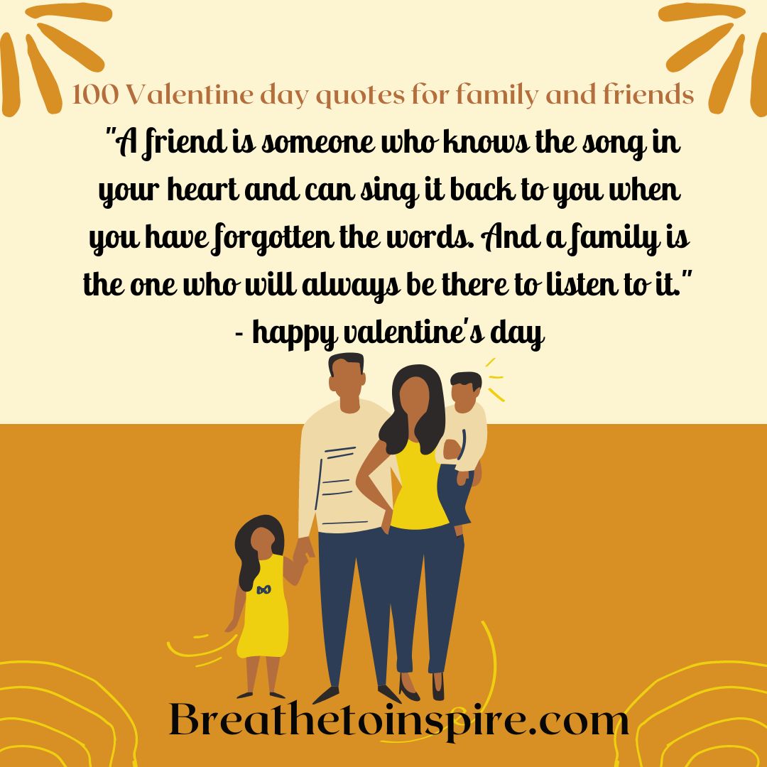 100 Happy Valentine's Day Quotes For Family - Breathe To Inspire