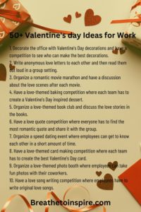 40 Valentine's Day Ideas For Work And Activities With Coworkers At ...