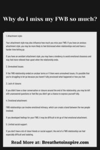 I Miss My Fwb, Why? What To Do? (20 Reasons And Tips To Handle The ...