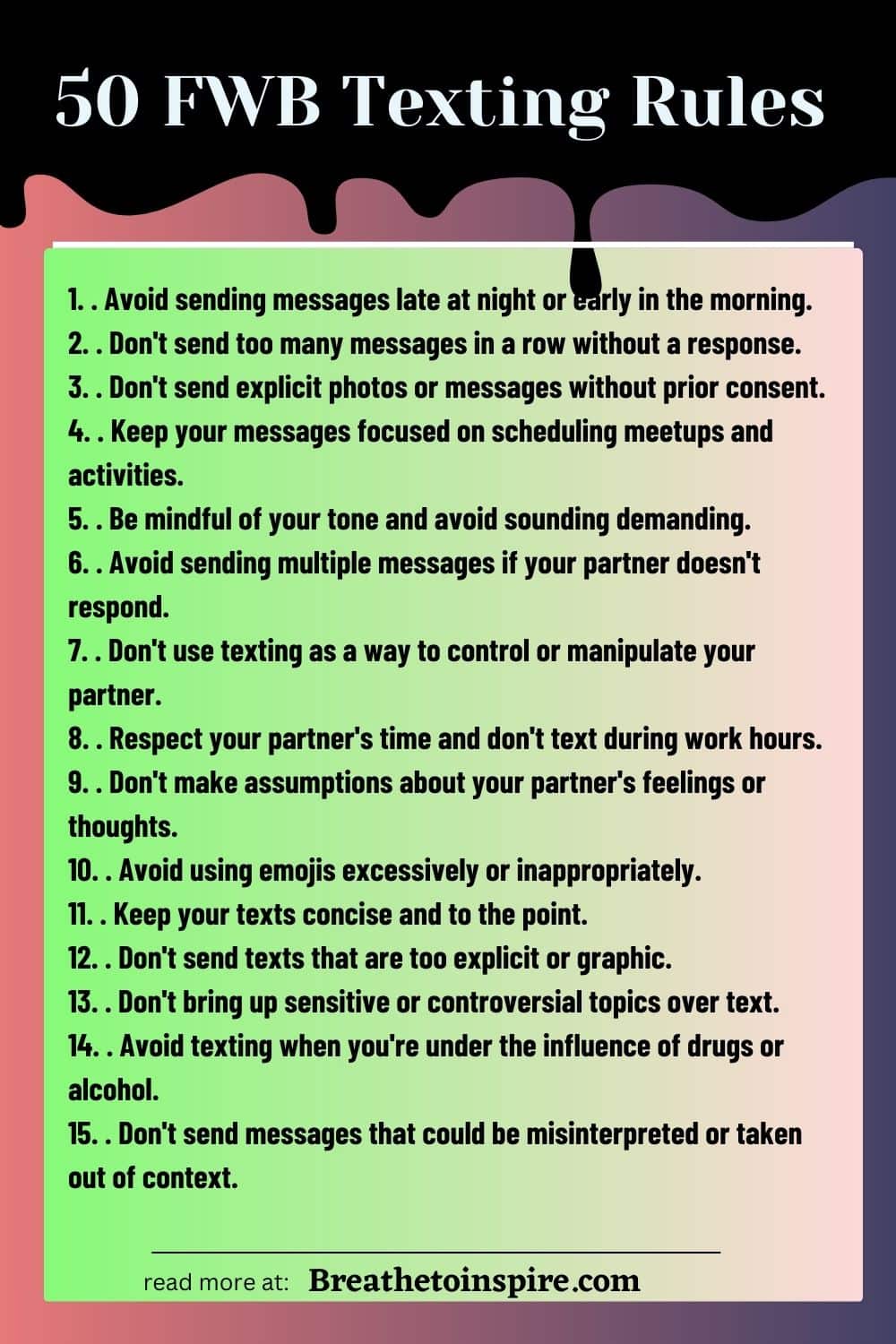 50 Fwb Texting Rules With Examples Tips Questions To Ask While Setting Texting Rules
