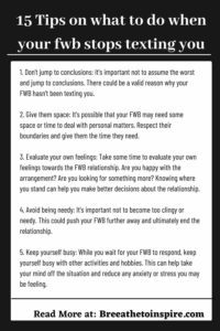 What Do You Do When Your Fwb Stops Texting You? - Breathe To Inspire