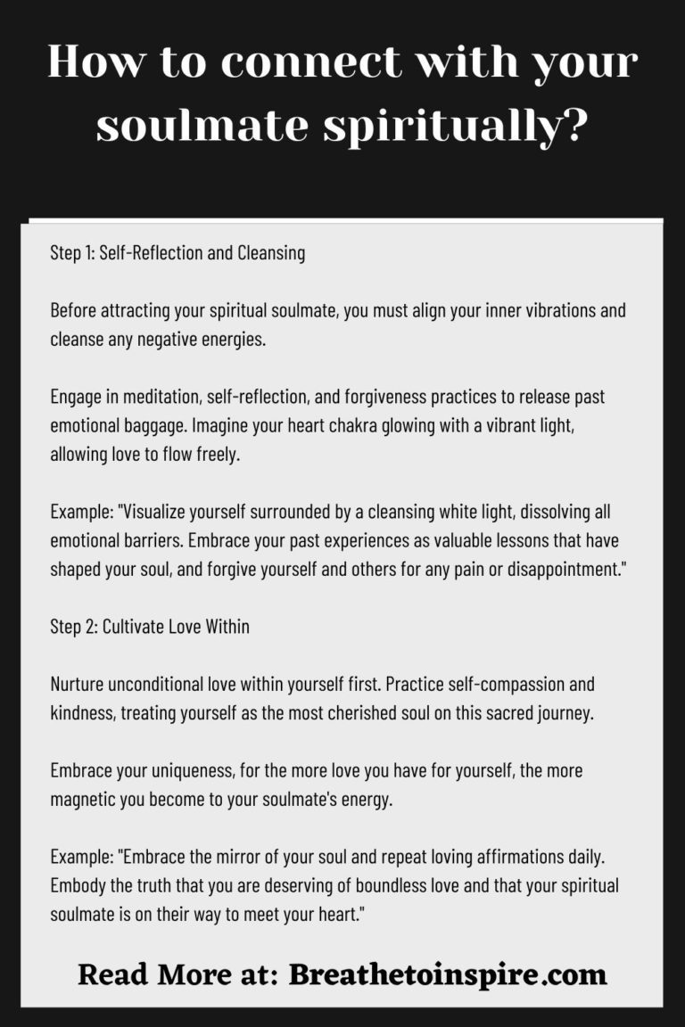 How To Connect With Your Soulmate Spiritually, Telepathically, In ...