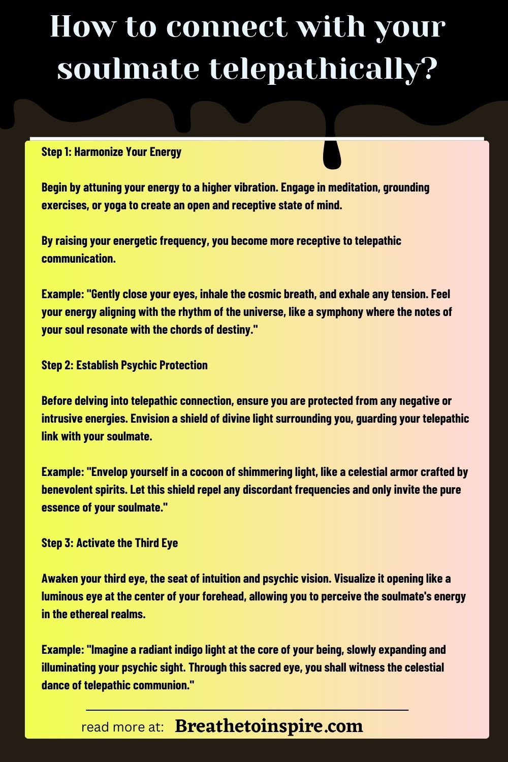 How To Connect With Your Soulmate Spiritually, Telepathically, In ...