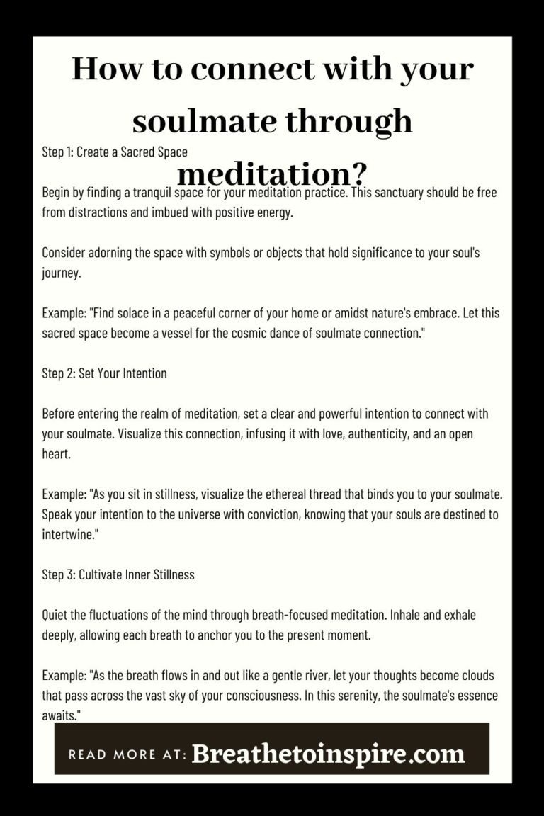 How To Connect With Your Soulmate Spiritually, Telepathically, In ...