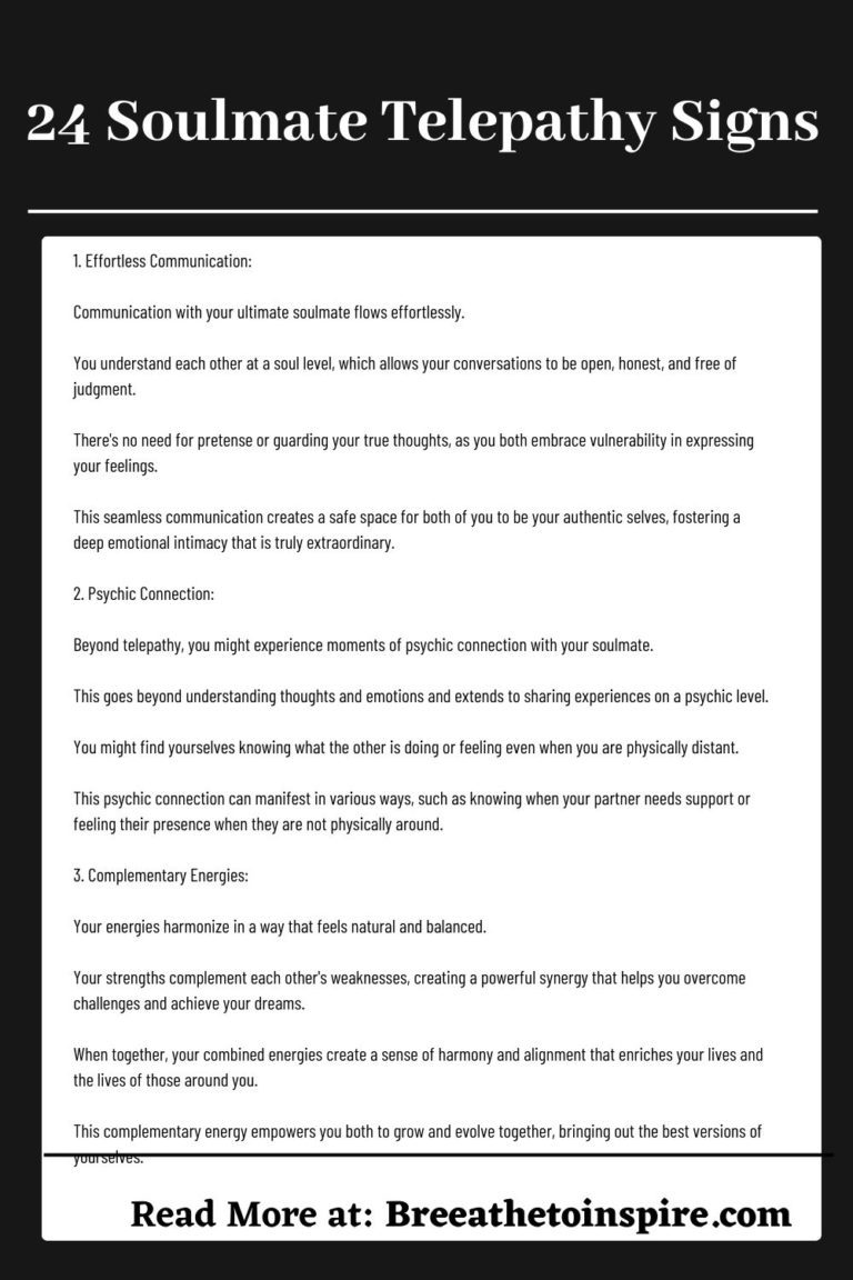 24 Soulmate Telepathy Signs You Must Not Ignore - Breathe To Inspire