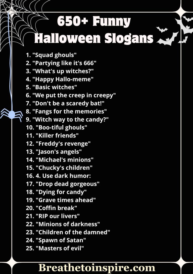 650+ Halloween Slogans (from Party To Business Ads - 2023 Edition ...