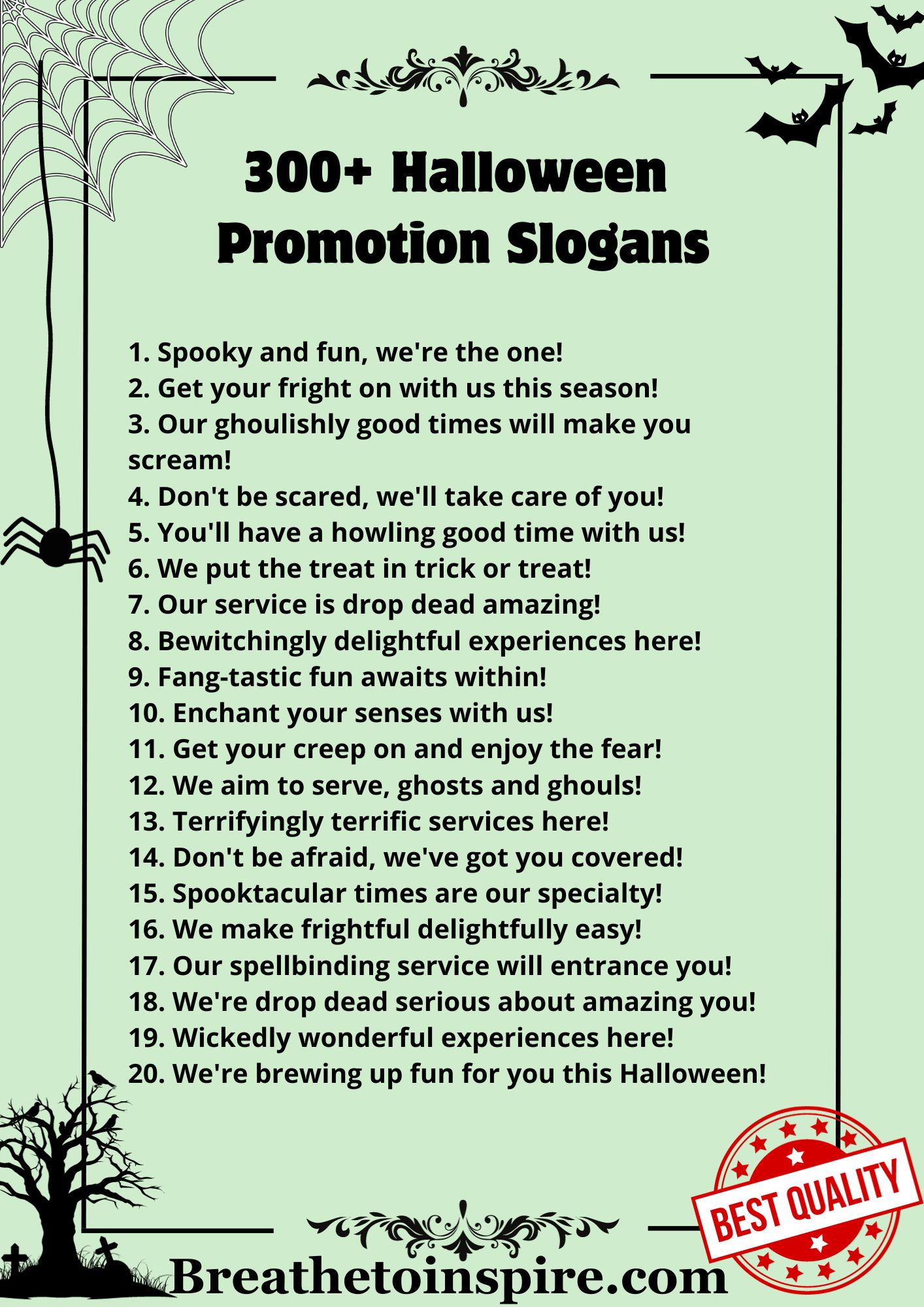 300+ Halloween Ad Slogans (sales, Advertising, Marketing, Business ...