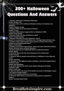 200+ Halloween Questions And Answers (trivia, Facts, History, Movies ...