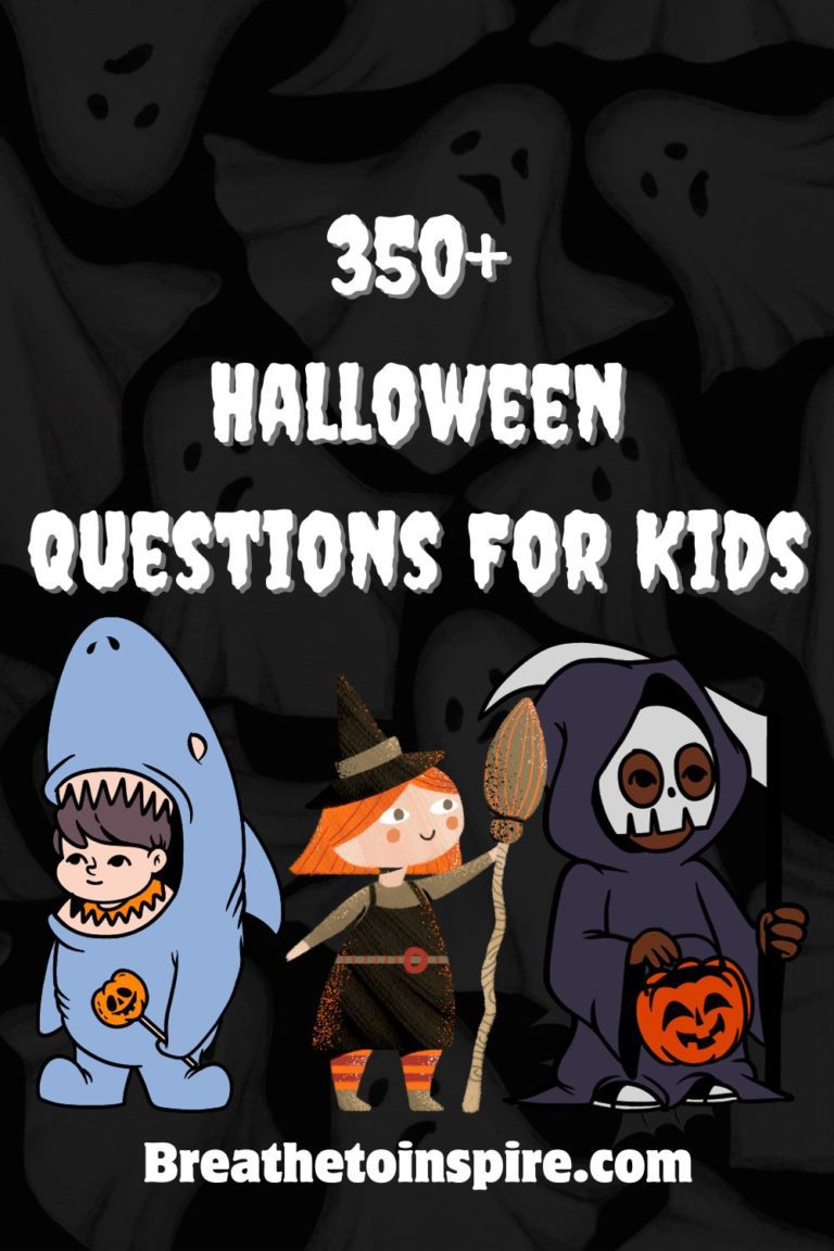 350+ Halloween Questions For Kids (trivia, Would You Rather, Never Have ...