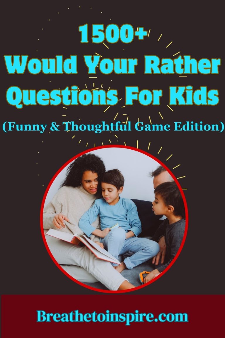 1500 Would You Rather Questions For Kids Of All Ages (from Funny To ...